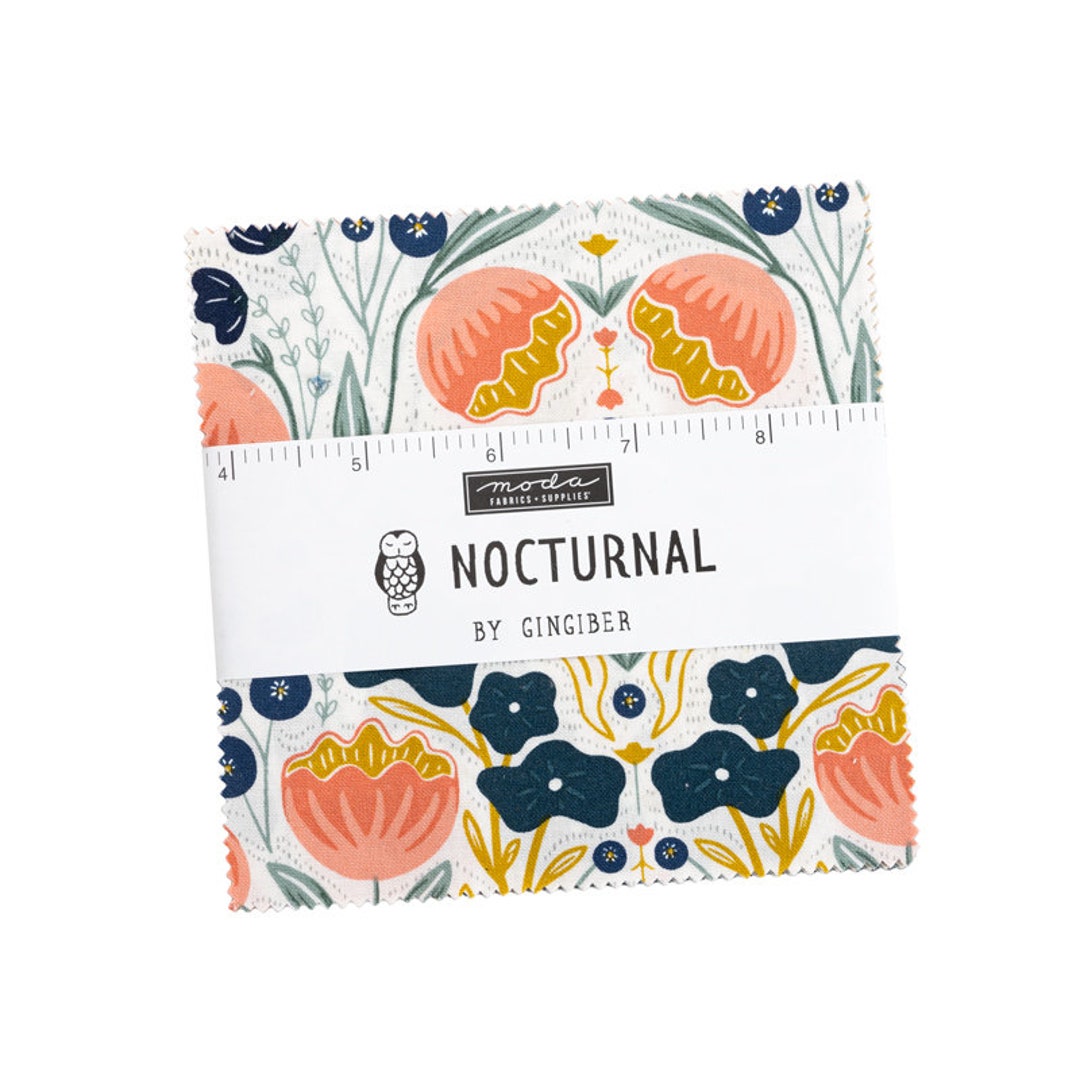 Nocturnal by Gingiber-moda Charm Pack - Etsy
