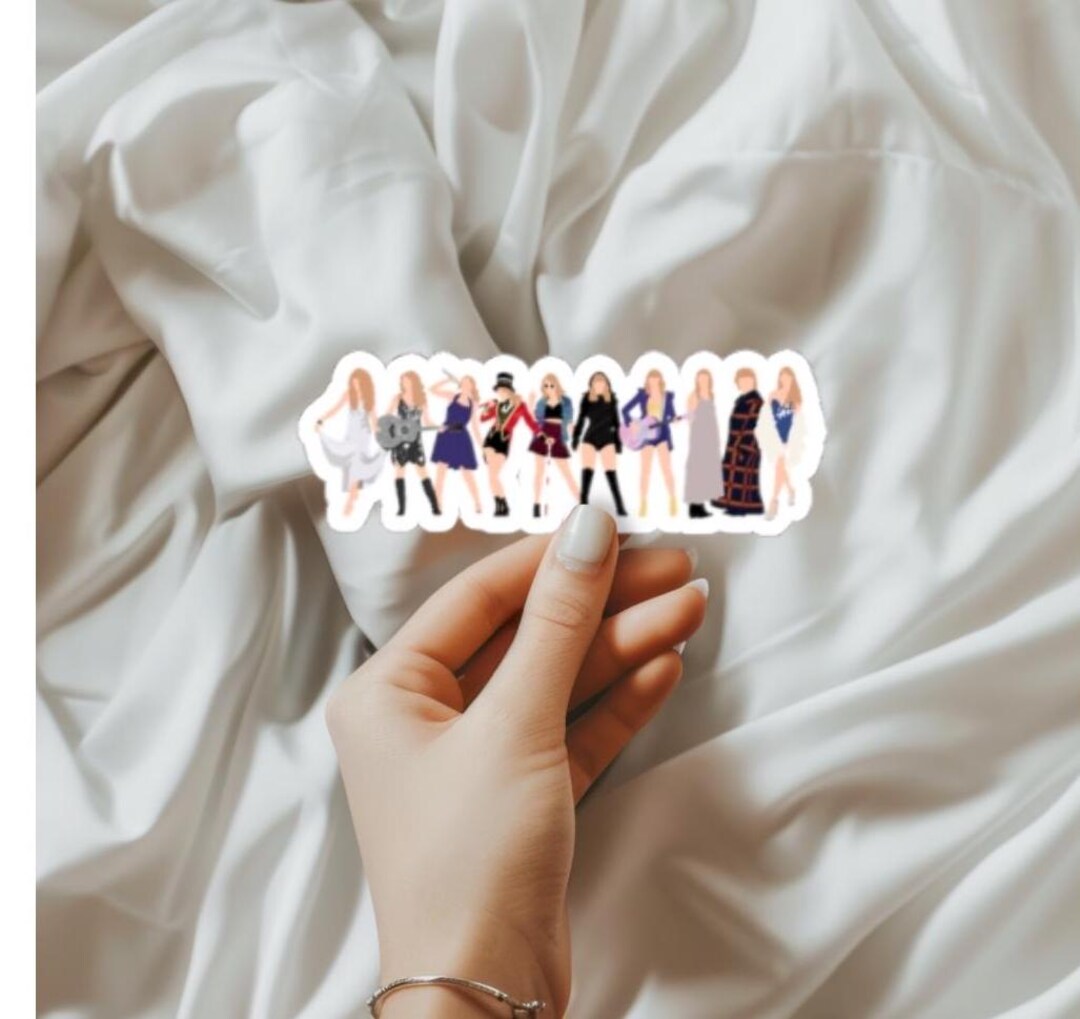 Taylor Sticker, Eras Sticker, Cute Sticker for Water Bottle, Laptop ...