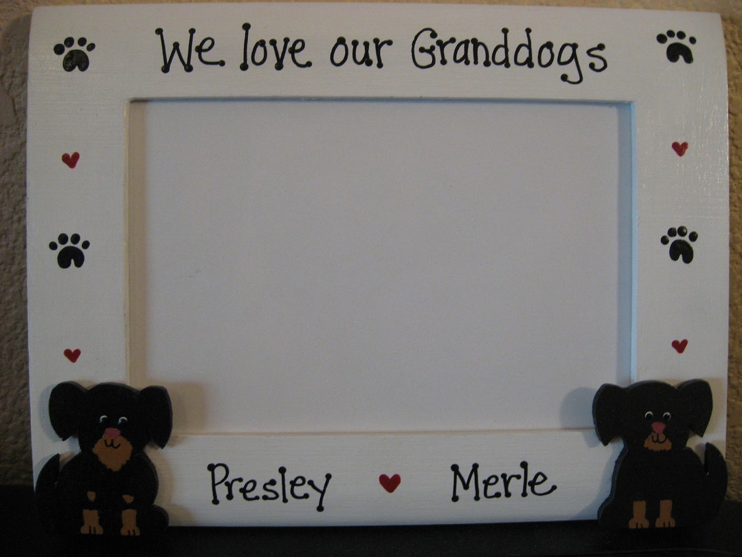 Dog Frame Granddog Frame Personalized Dog Frame Pet Frame Custom ...
