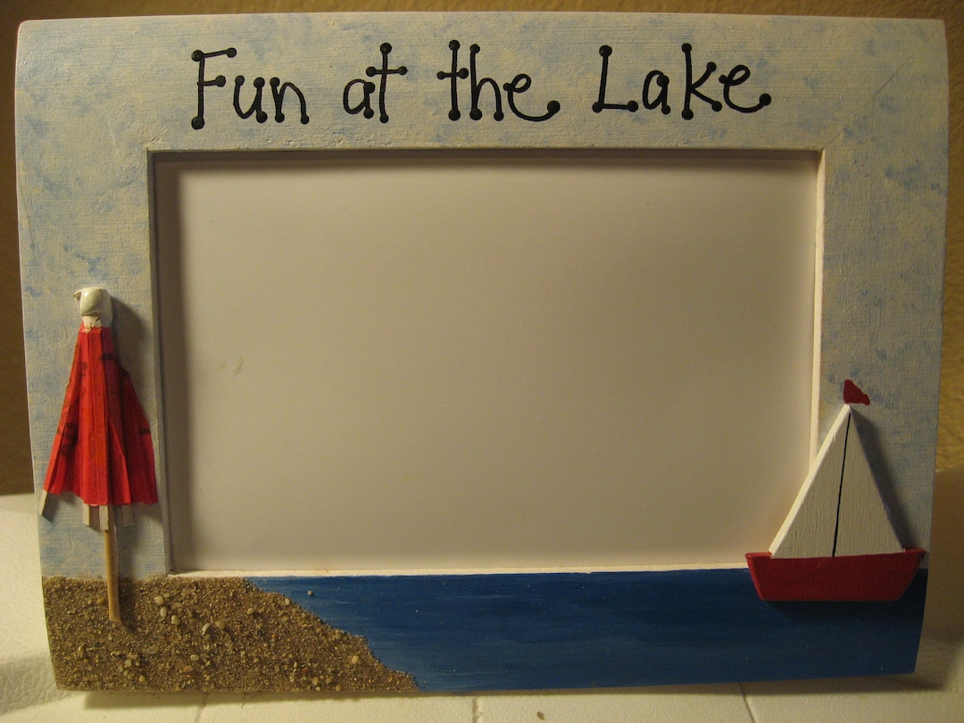 Vacation Summer Beach Lake Honeymoon Custom Personalized Picture Photo ...