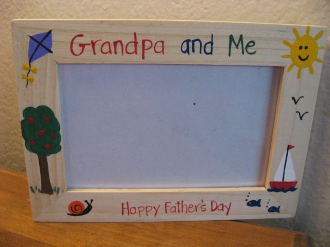 Father's Day Frame Grandpa Frame Grandpa Gift Grandpa and Me Fathers ...