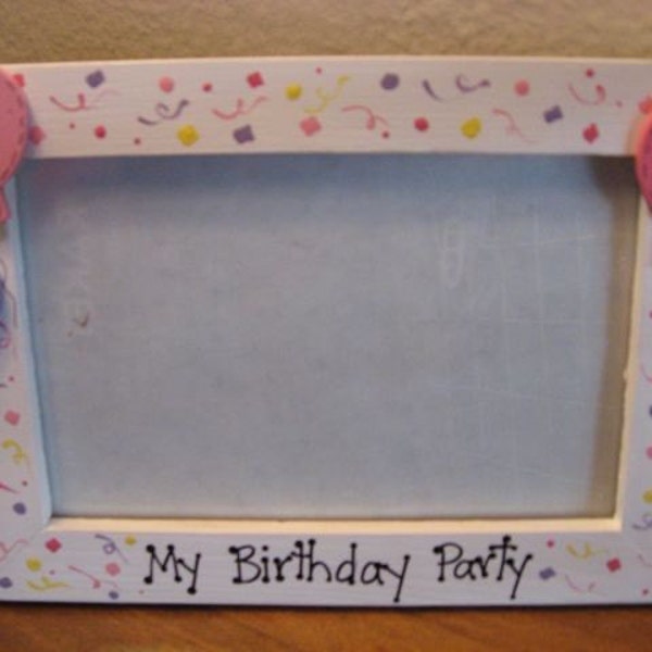 Happy Birthday Picture Frame - Etsy