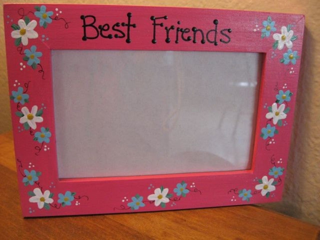 Friends Frame Best Friends Frame Hand Painted BFF Friends Forever ...