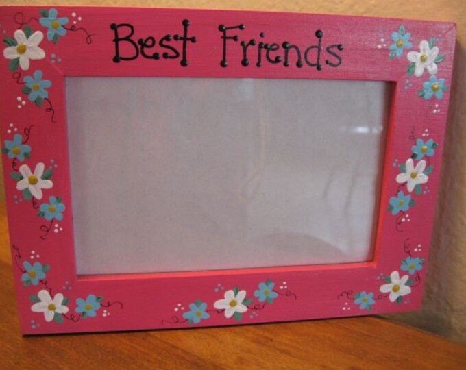 Friends Frame Best Friends Frame Hand Painted BFF Friends - Etsy