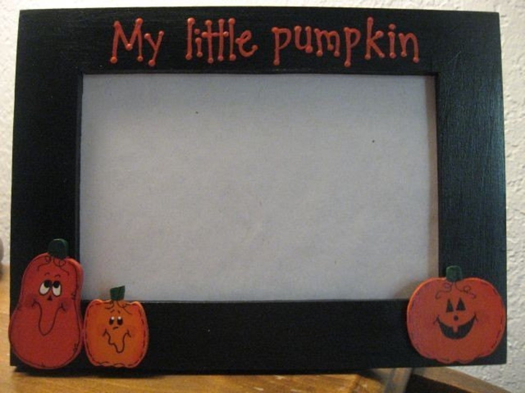 Halloween Frame My Little Pumpkin Frame My First Halloween Personalized ...