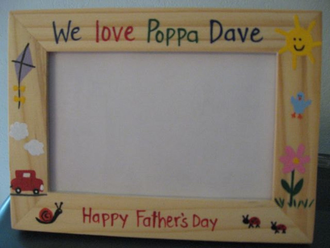 Father's Day Frame Grandpa Father's Day Gift Dad Frame Granddad Pop Pop ...