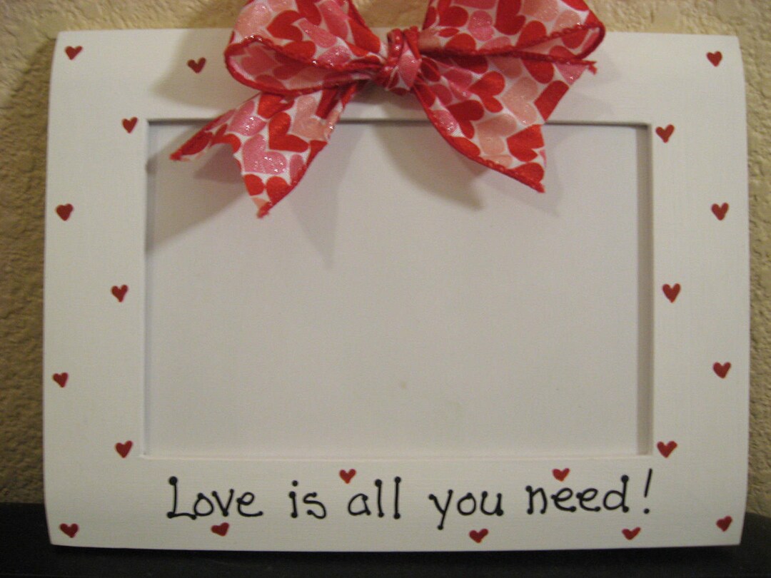 Valentine's Day Frame Sweetheart Love Gift Photo Picture Frame - Etsy
