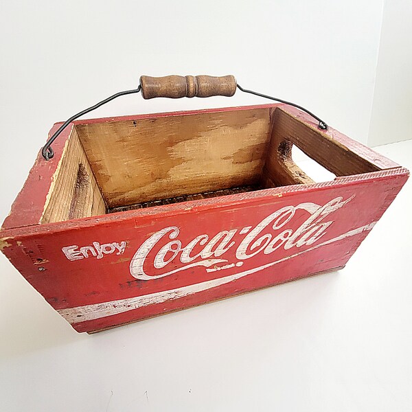 Coca Cola Wooden Box - Etsy