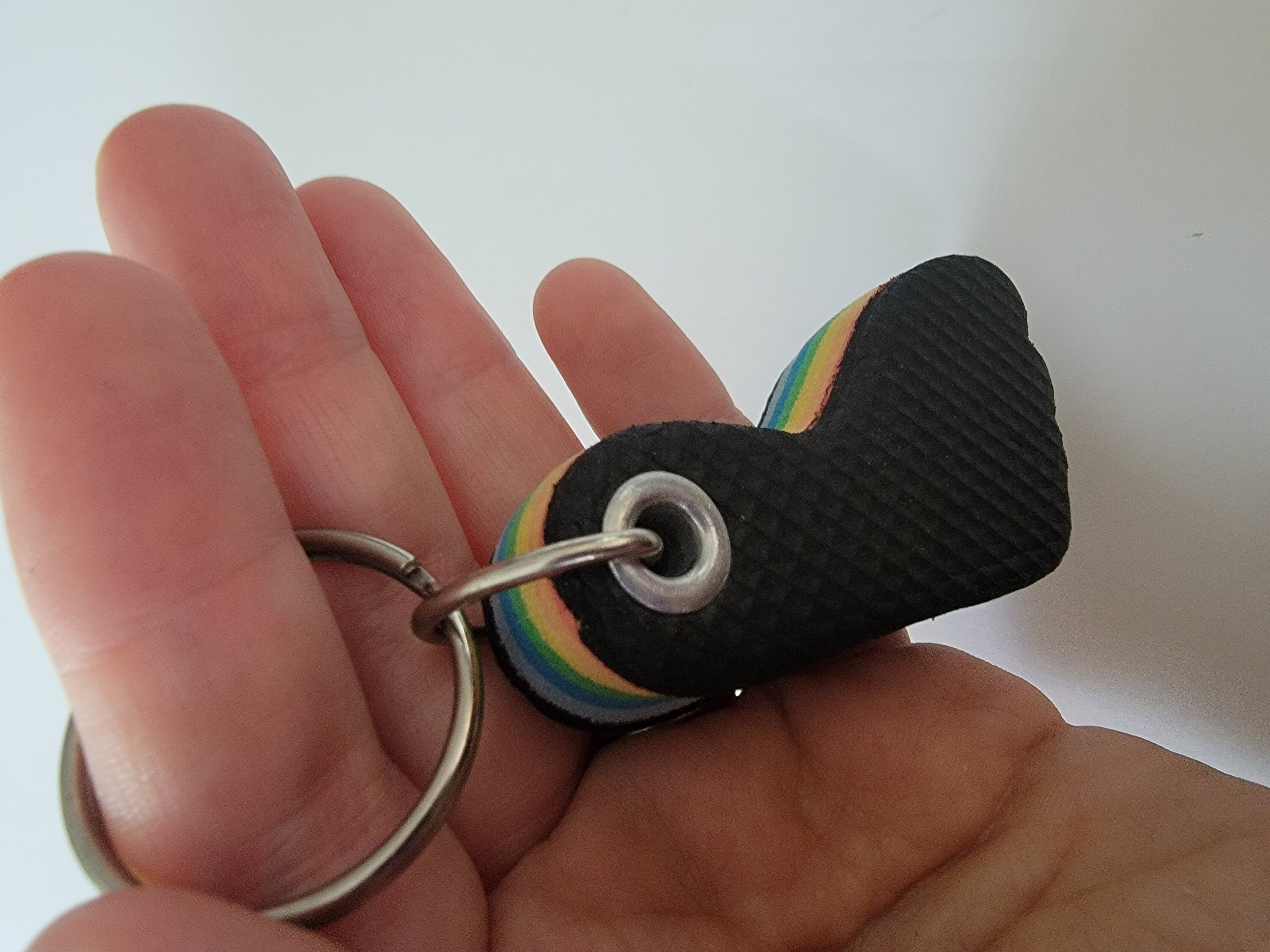 Nostalgic Charm: Vintage 1980s Rainbow Flip Flop Keychain - Etsy