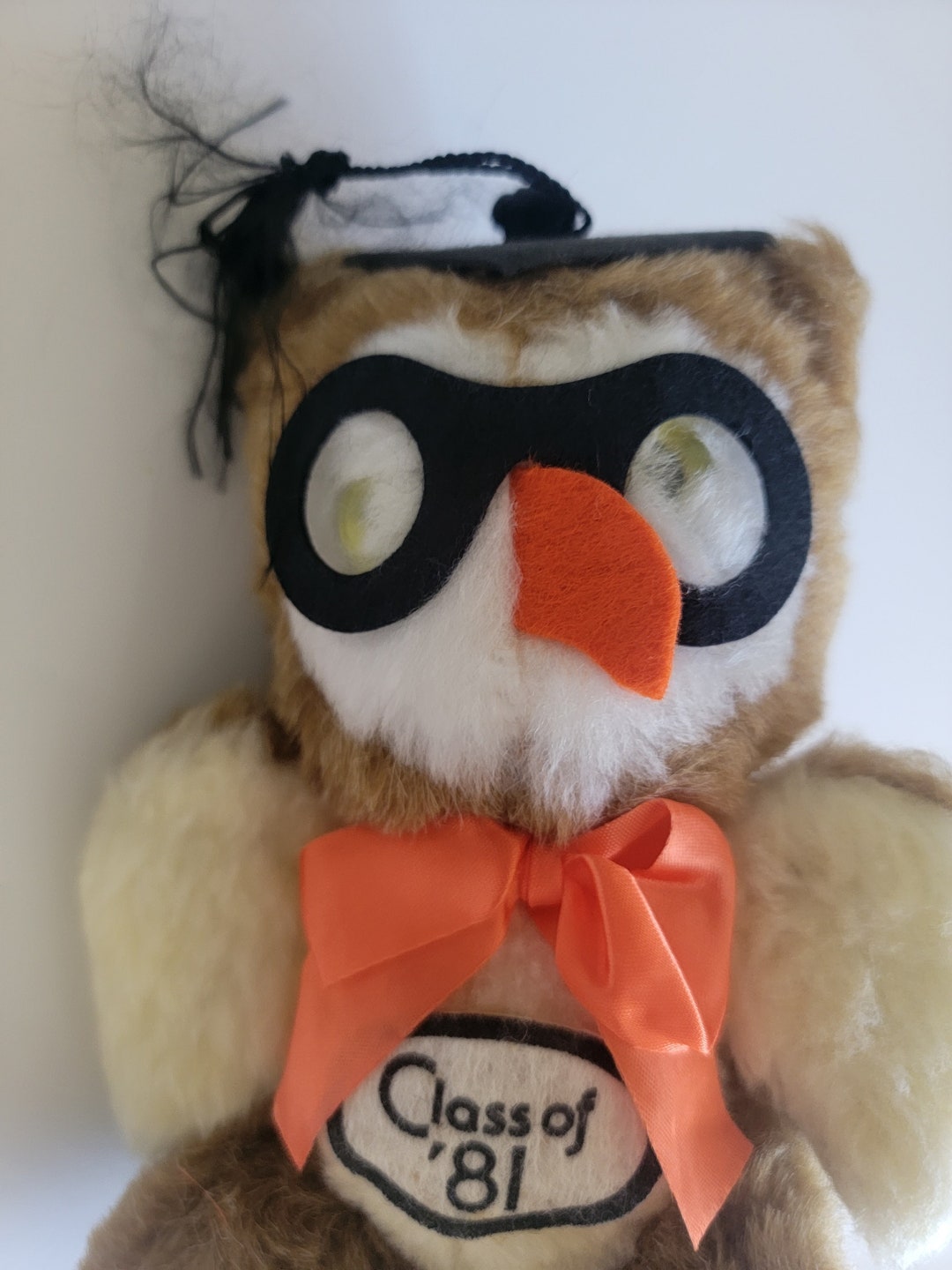 Rare Vintage Graduation Class of 1981 Plush Owl by Mary Meyer A Perfect ...