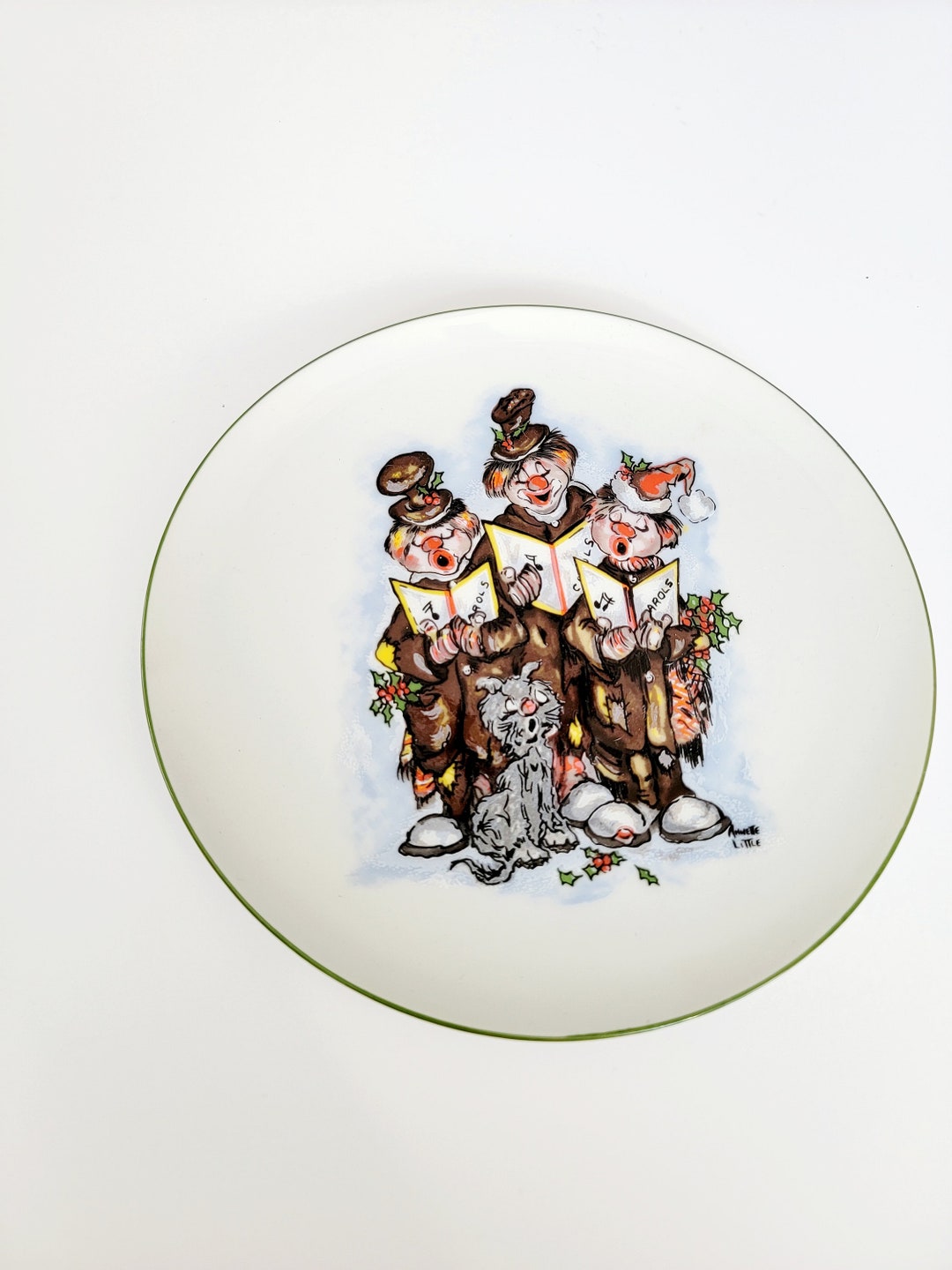 Rare Vintage 1979 Annette Little Hobo Clowns 7 Plate Set: Hard-to-find ...