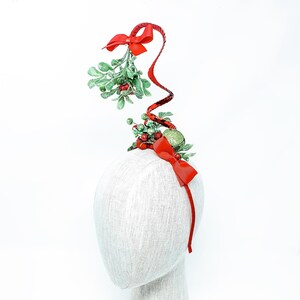 Green Mistletoe Headband Tacky Ugly Christmas Party Apparel - Etsy