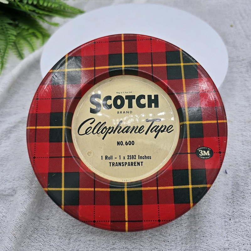 Vintage Metal Scotch Tape - Etsy