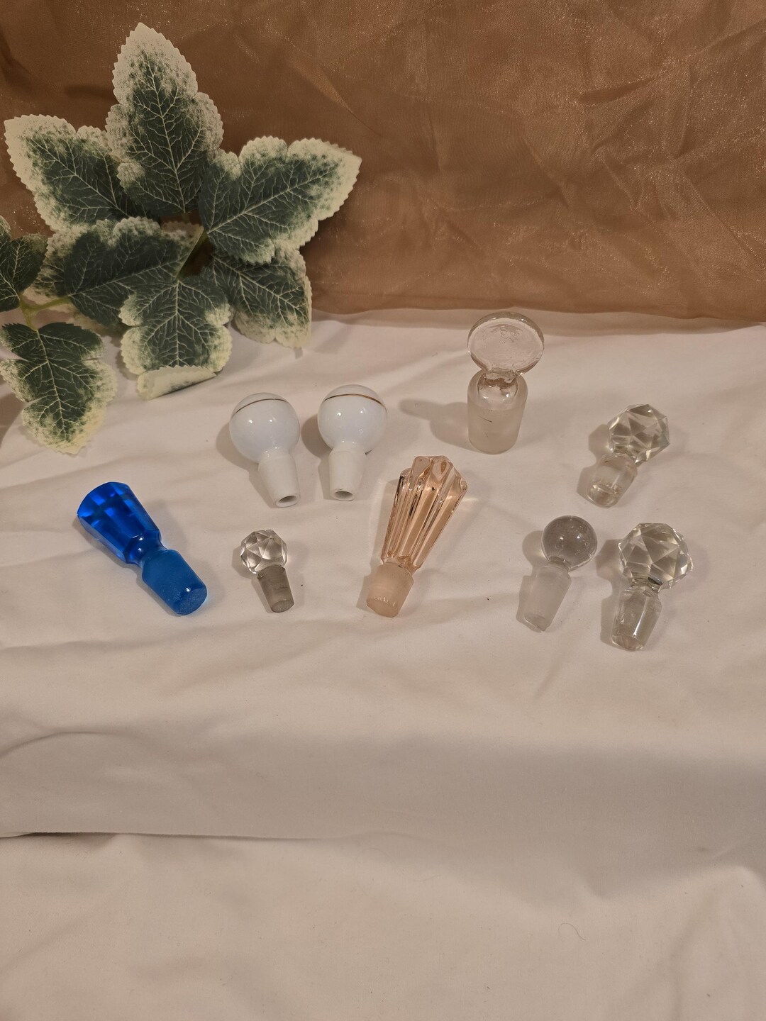 Vintage Lot of Crystal Perfume or Bottle Stoppers - Etsy
