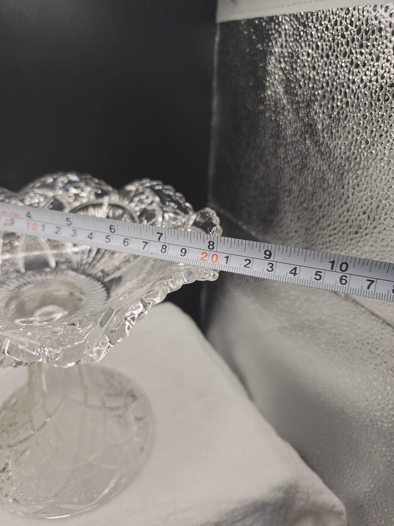Antique Cambridge Glass Compote Bowl, Nearcut Glass. - Etsy