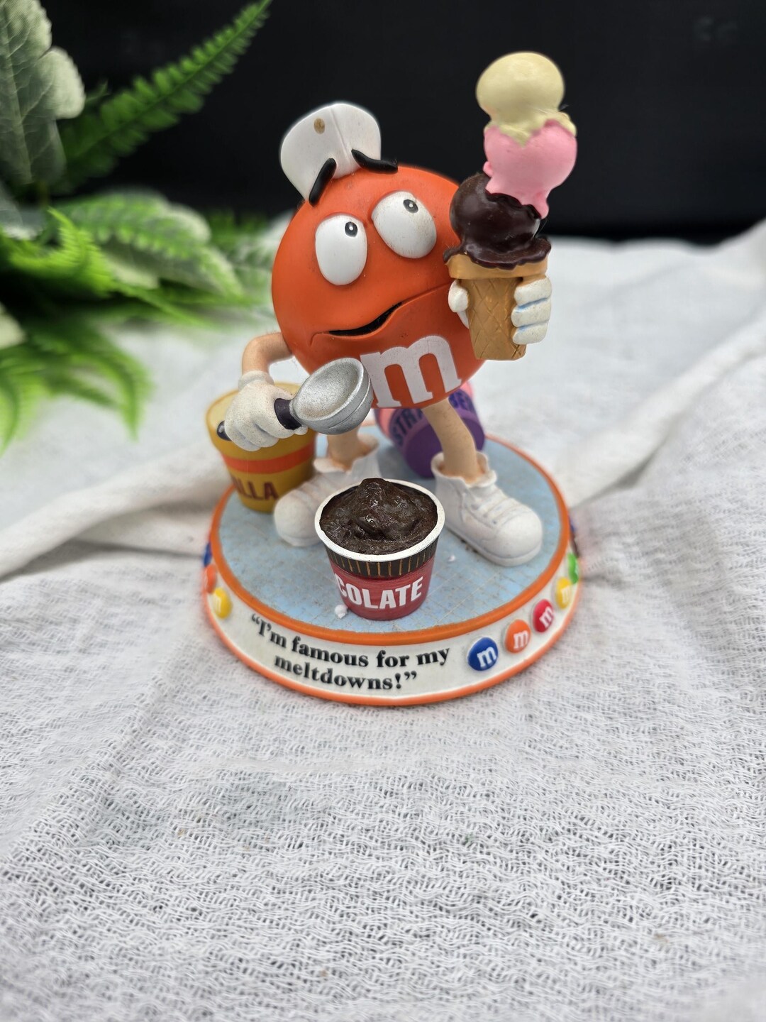 Chocolate Meltdown Figurine From the Danbury Mint M&m's Sweet Treats ...
