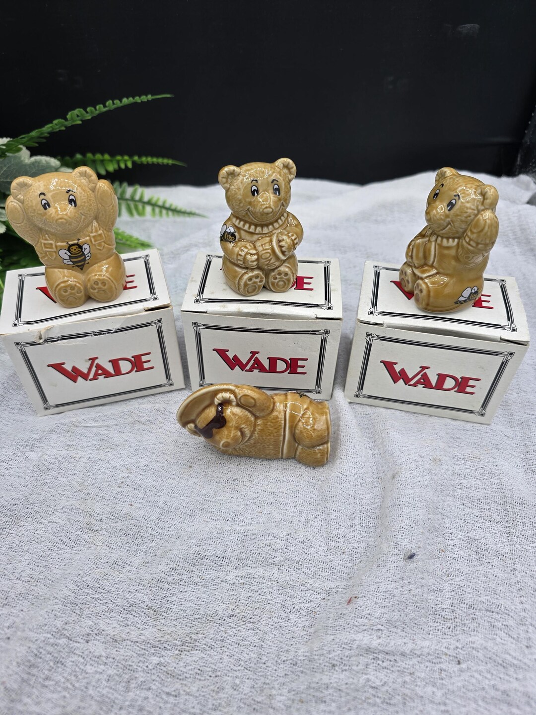 Vintage Wade Honey Bears Set of 4 - Etsy