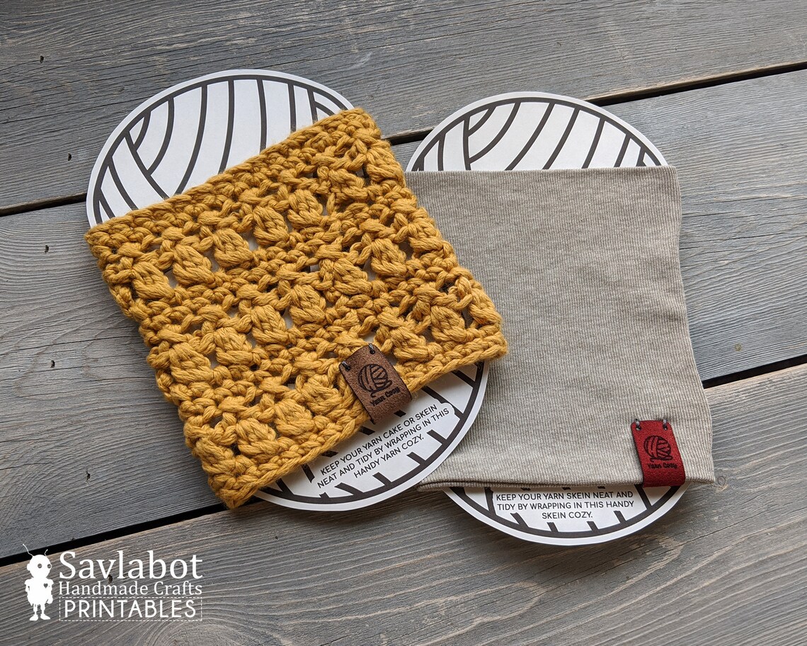 Yarn Skein Cozy Templates, Printable Skein Cozy, Yarn Cozy, Yarn Sock ...