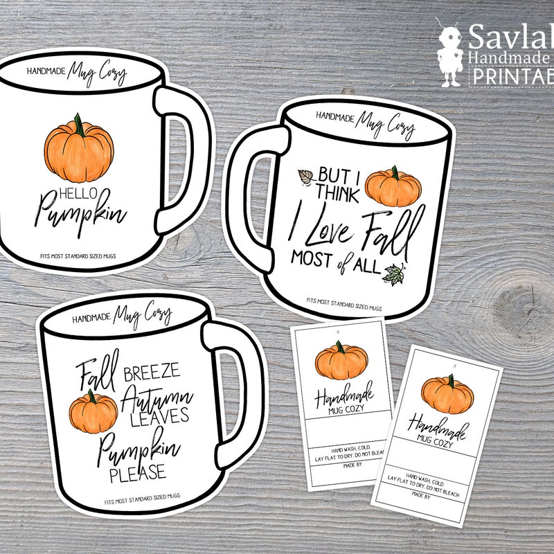 Mug Rug Tag Printable - Etsy