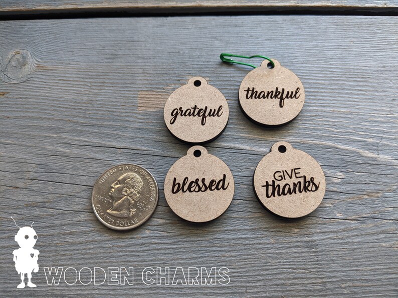 Wooden Tag Fall Saying Tags Thankful Give Thanks Grateful - Etsy