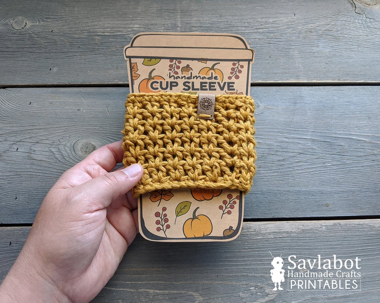 PRINTABLE Fall and Winter Themed Cup Cozy and Sleeve Holder - Etsy