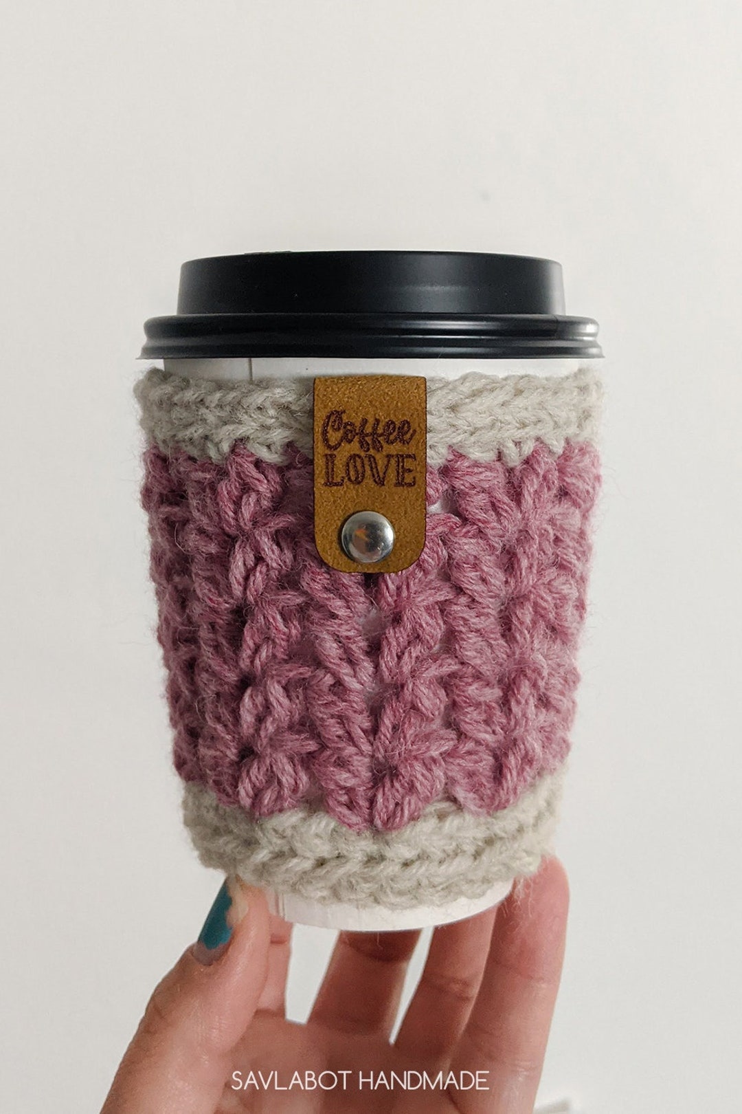 COFFEE LOVE Large Vegan Suede Cozy Labels - Etsy