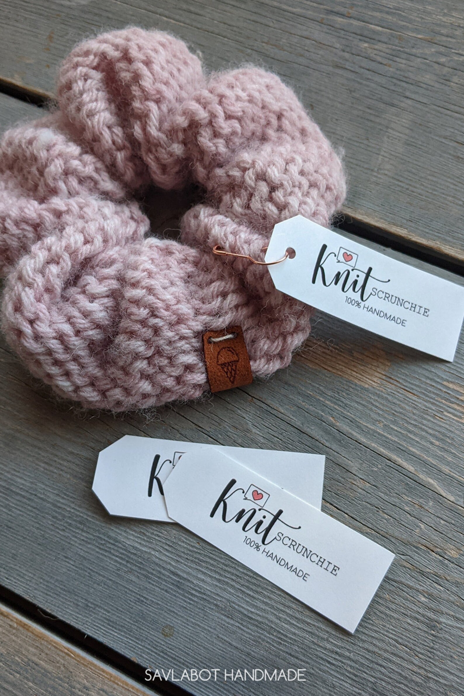 Printable Scrunchies Care Detail and Product Packaging Tags - Collins ...