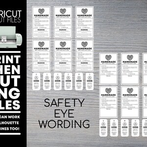 CRICUT Safety Eye and Small Parts Warning Print Then Cut Files - Etsy