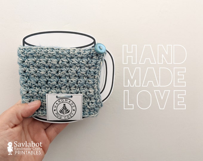 Mug Rug and Mug Cozy Printables, PDF Files for Reusable Coffee and Hot ...