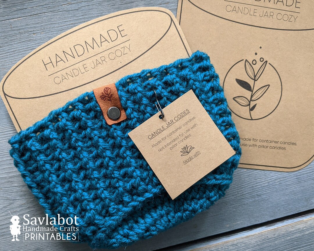 Candle Jar Cozy Printable Tag Set - Etsy