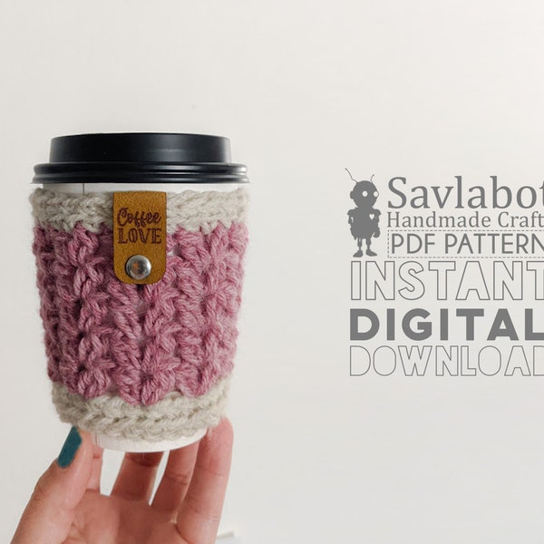Coffee Cozy Pattern - Etsy