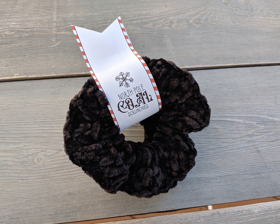 Printable Christmas Scrunchies Display Template, Velvet, Knit, Crochet ...