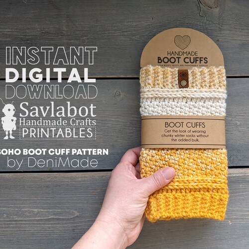BOOT CUFF Printable Tags for Packaging and Displaying Your - Etsy
