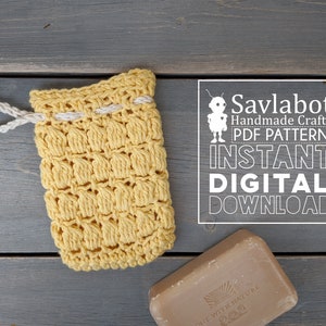 Soap Saver Printable Tags, Crochet Soap Saver Pouch Wrap Labels, Market ...