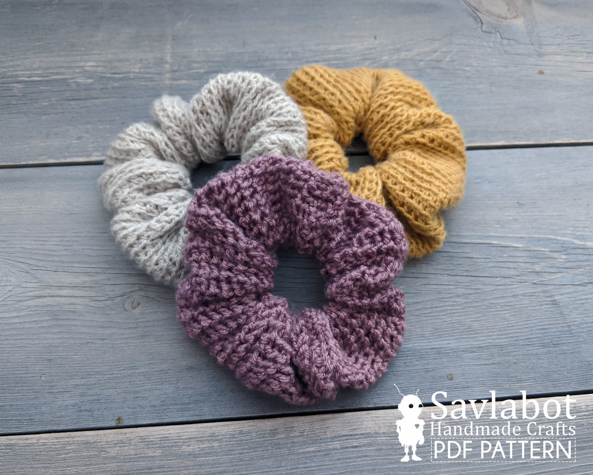 Tutorials PDF File Crochet Scrunchie Pattern Pattern Only Instant ...