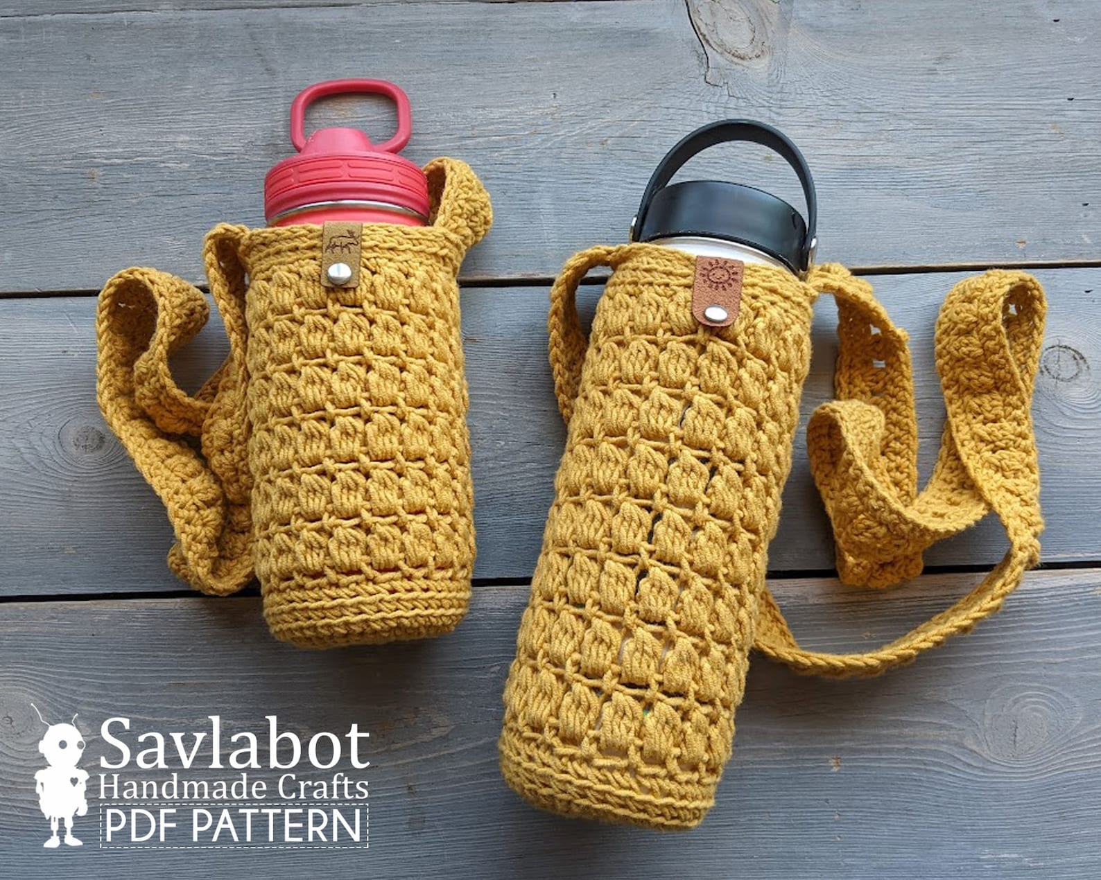 Crochet PDF Pattern Water Bottle and Can Cozy Pattern - Etsy