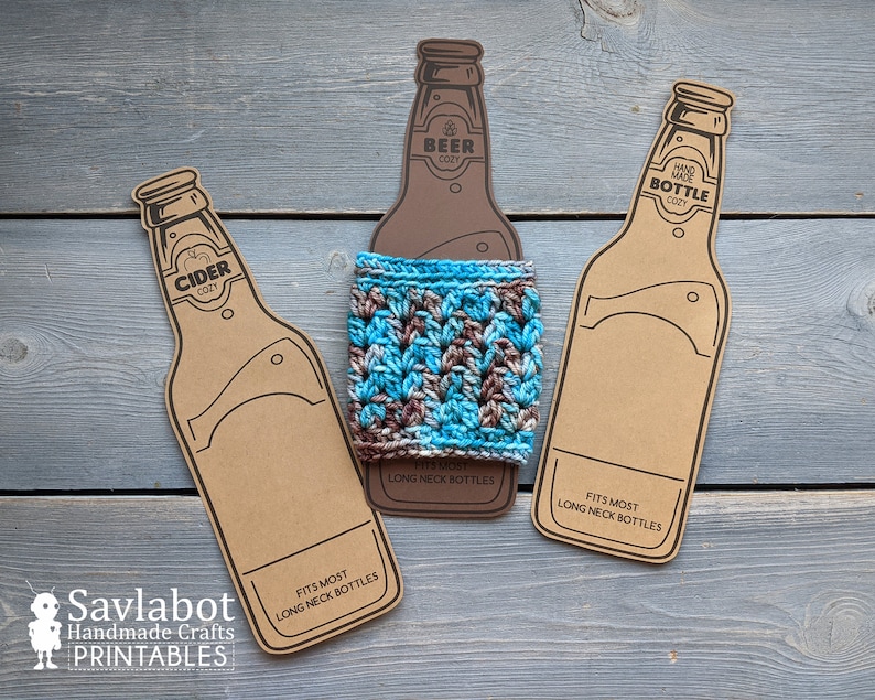 Printable Beer Bottle and Cider Bottle Printable Bottle Cutout - Etsy