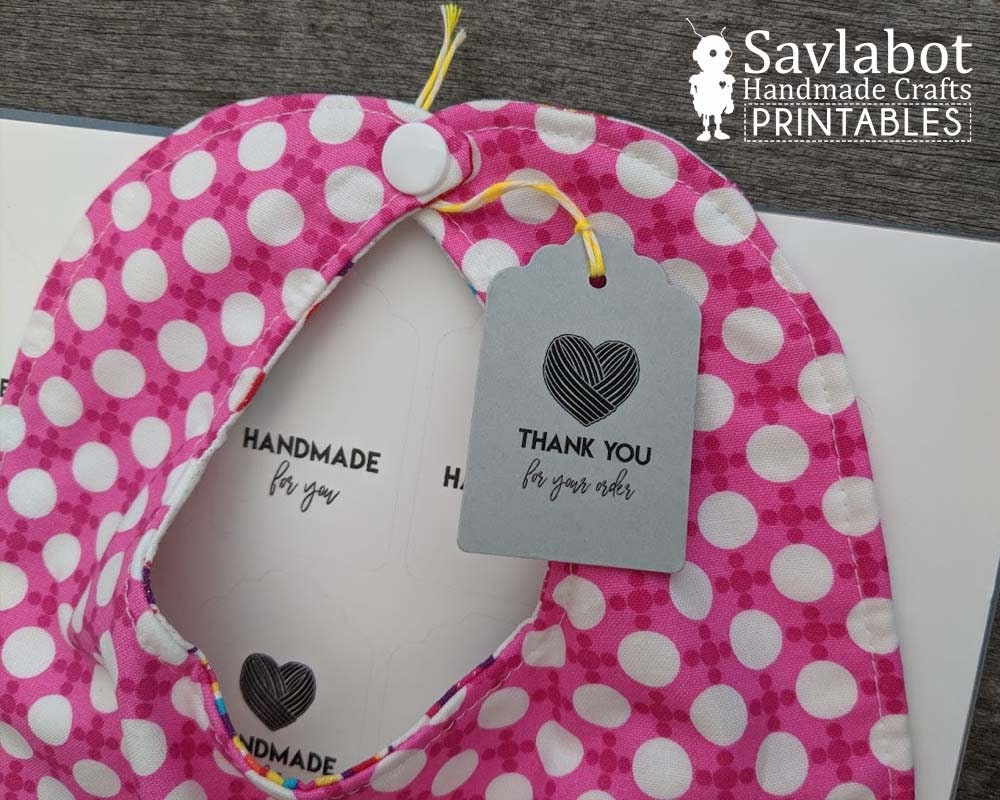 Labels for Handmade Items Tags Printable Gift Tags Crochet - Etsy Canada