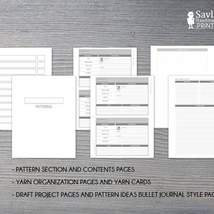 Knitting Project Notebook Planner for Circular or Loom Knitting Machine ...