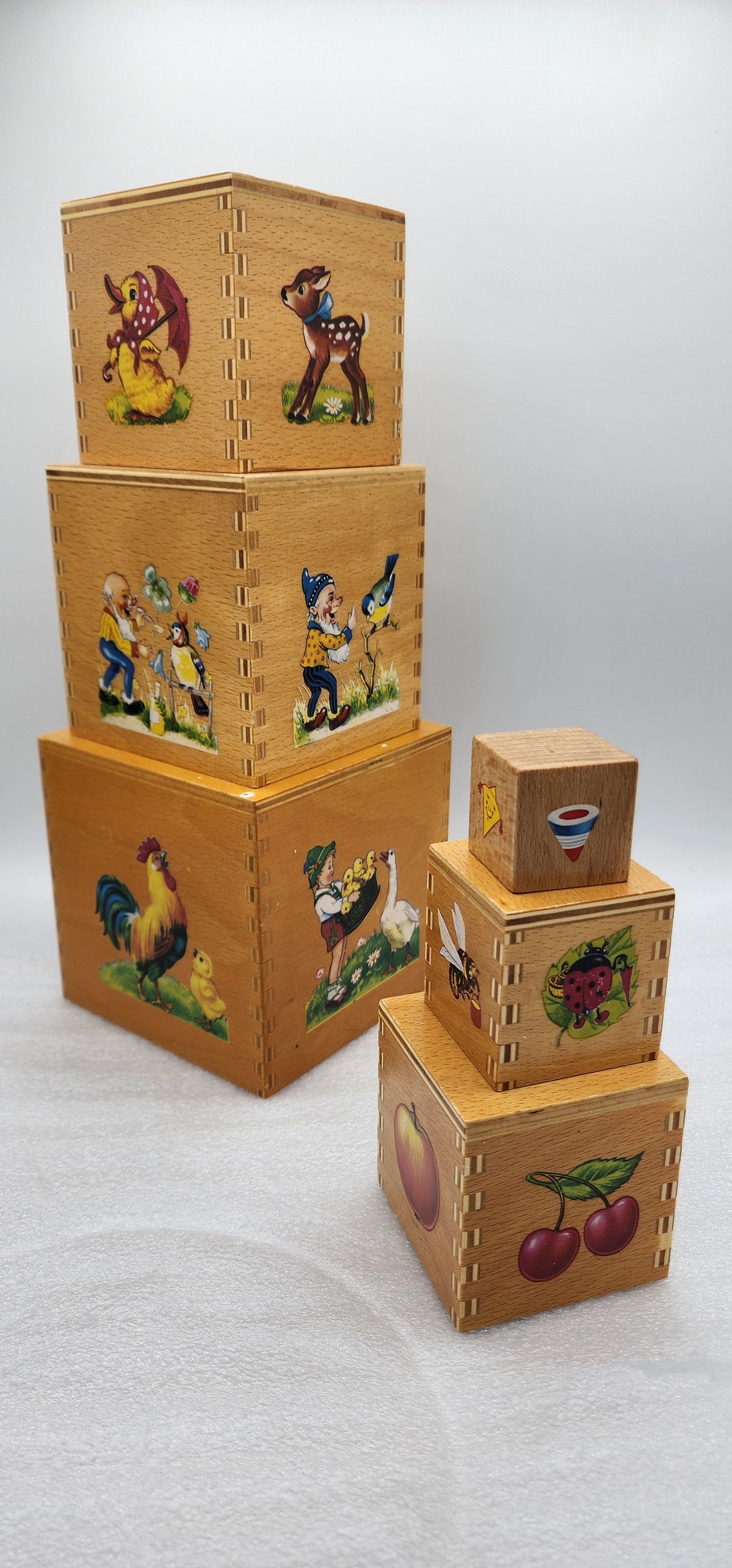 German Nesting Block Set by Hermann Eichhorn - Etsy