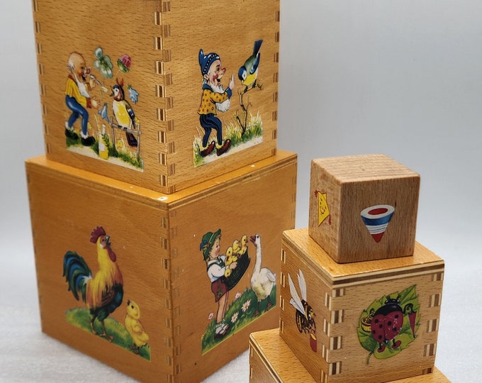German Nesting Block Set by Hermann Eichhorn - Etsy