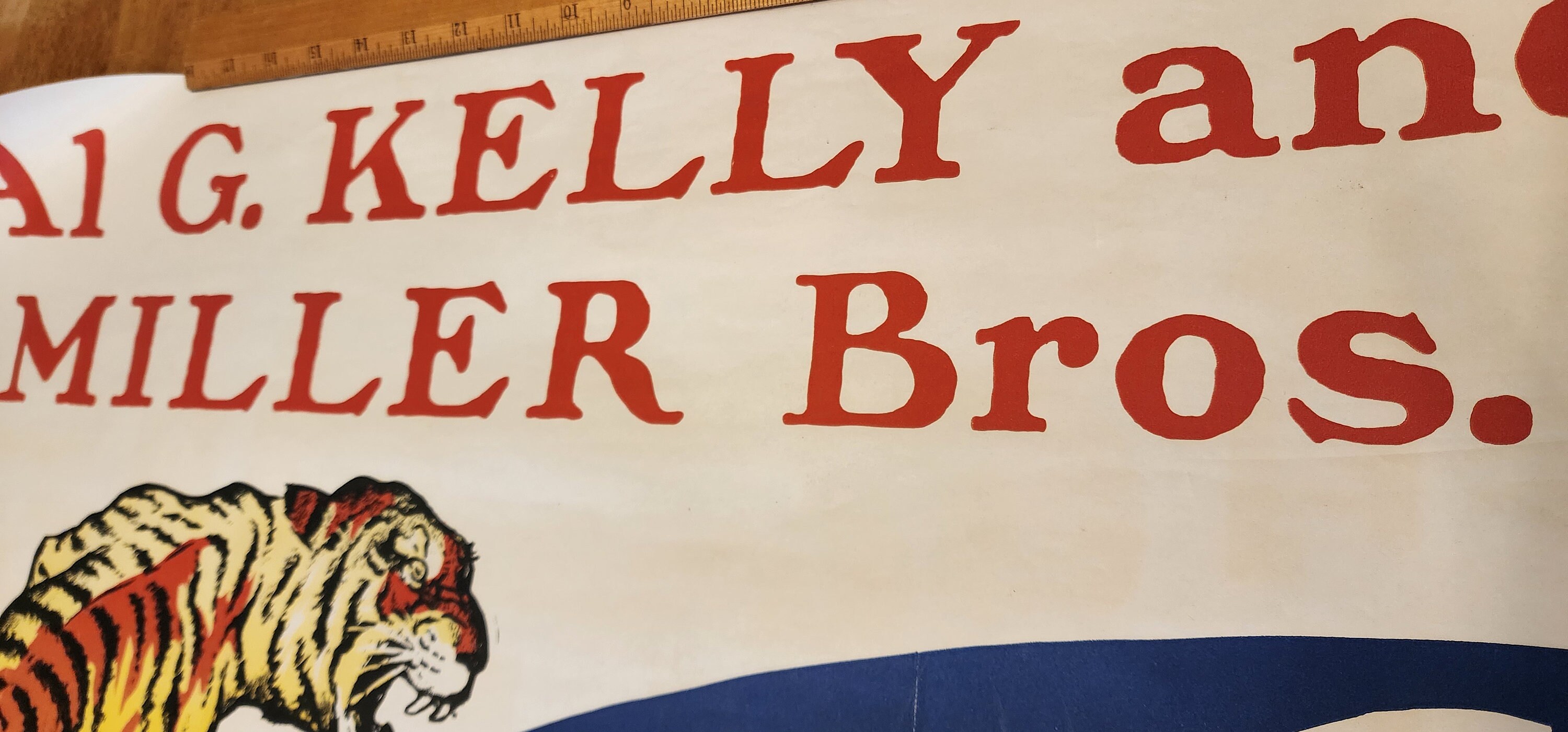 XL 1940s Original Kelly & Miller Circus Poster - Etsy
