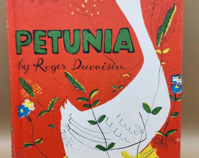 1950 Book Petunia by Roger Duvoisin - Etsy