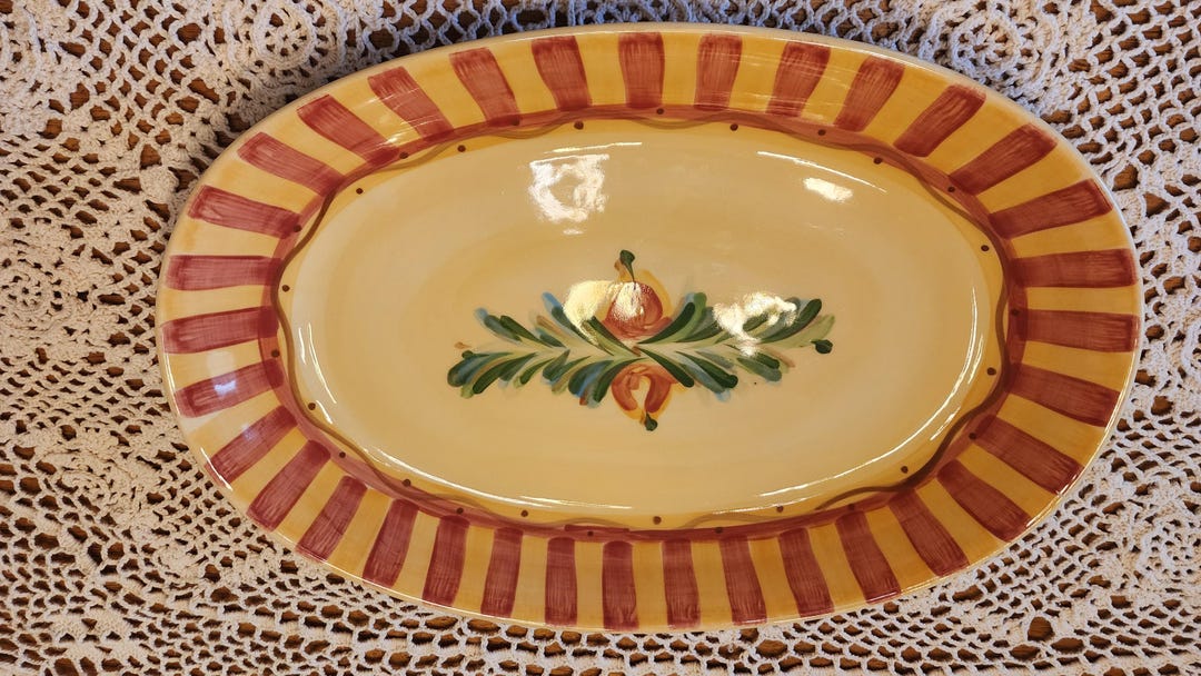 Southern Living Oval Platter Sienna Pattern - Etsy