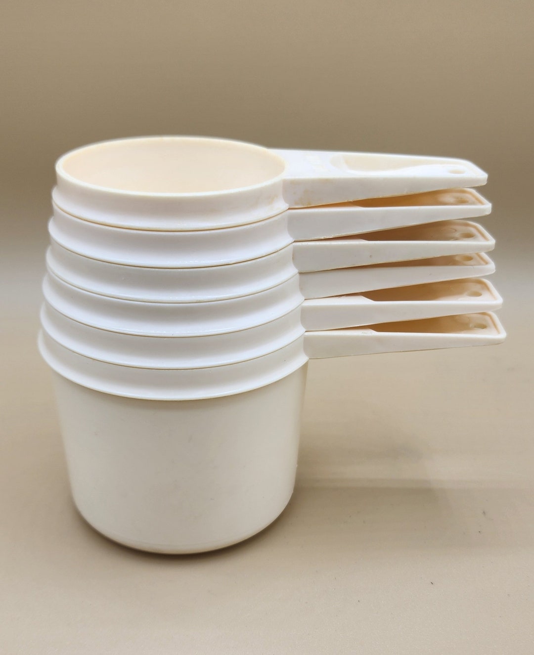 Vintage Tupperware Measuring Cup Replacements Almond - Etsy