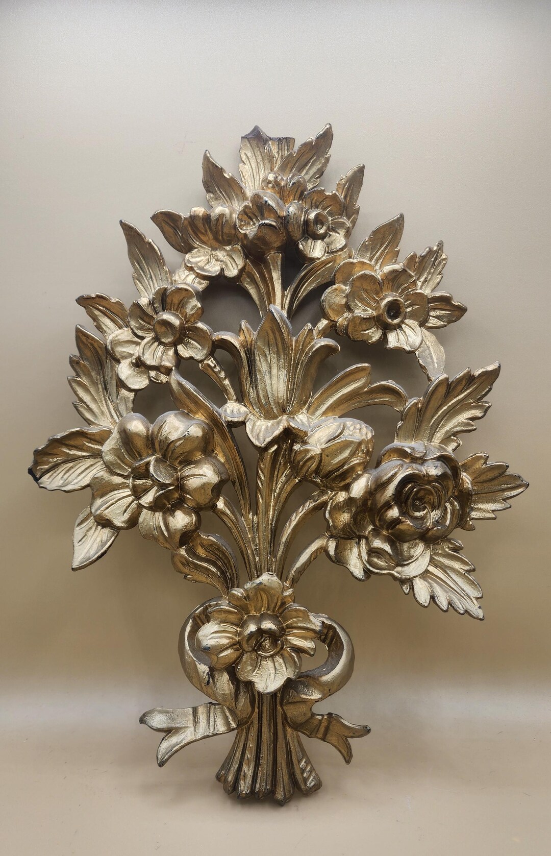Antique Italian Resin Wall Bouquet - Etsy