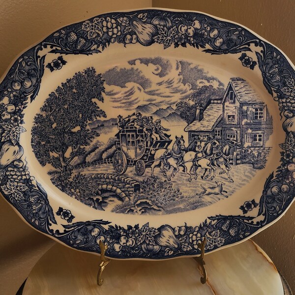 Transferware Platter - Etsy