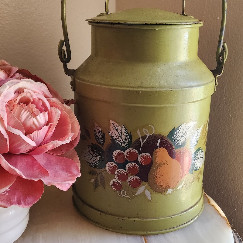Painted Milk Cans - Etsy
