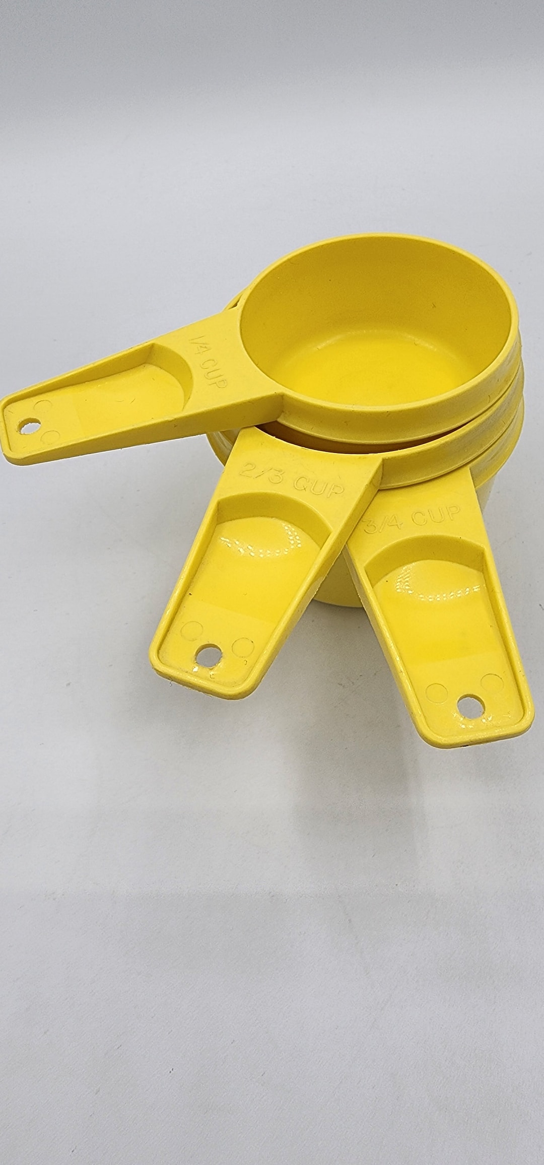 Tupperware Replacement Measuring Cups Bright Yellow - Etsy