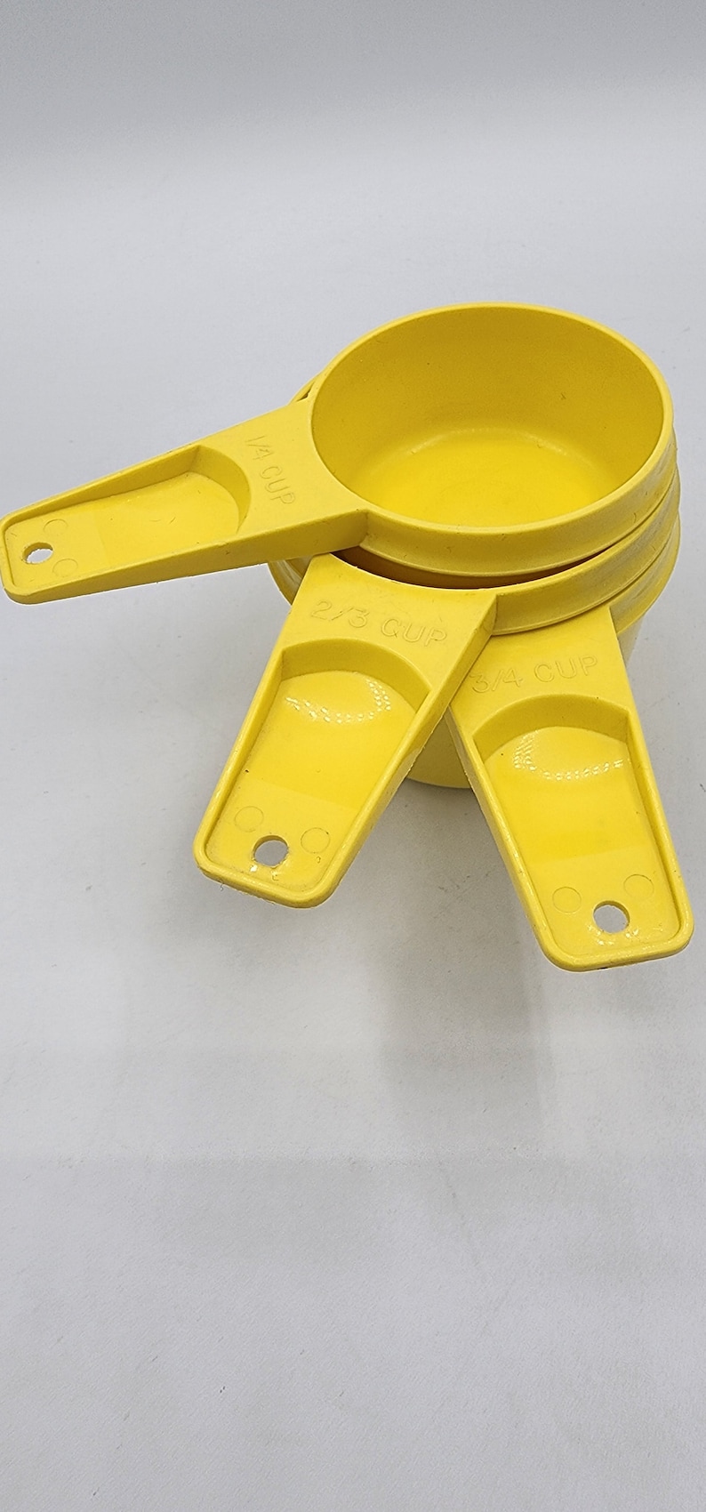 Tupperware Replacement Measuring Cups Bright Yellow - Etsy